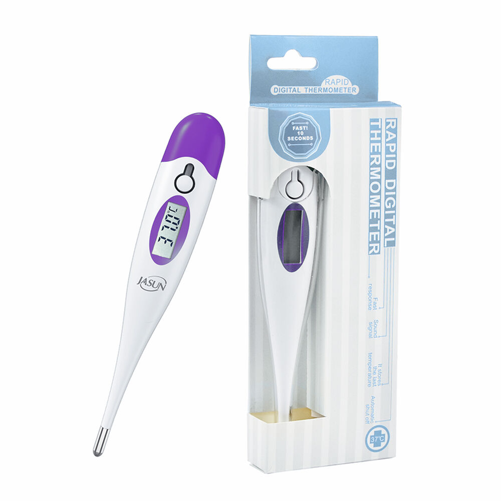 HUAAN digital medicinsk termometer för alla åldrar, stel spets, 10 sekunder, vattentät, DT-K11A ...